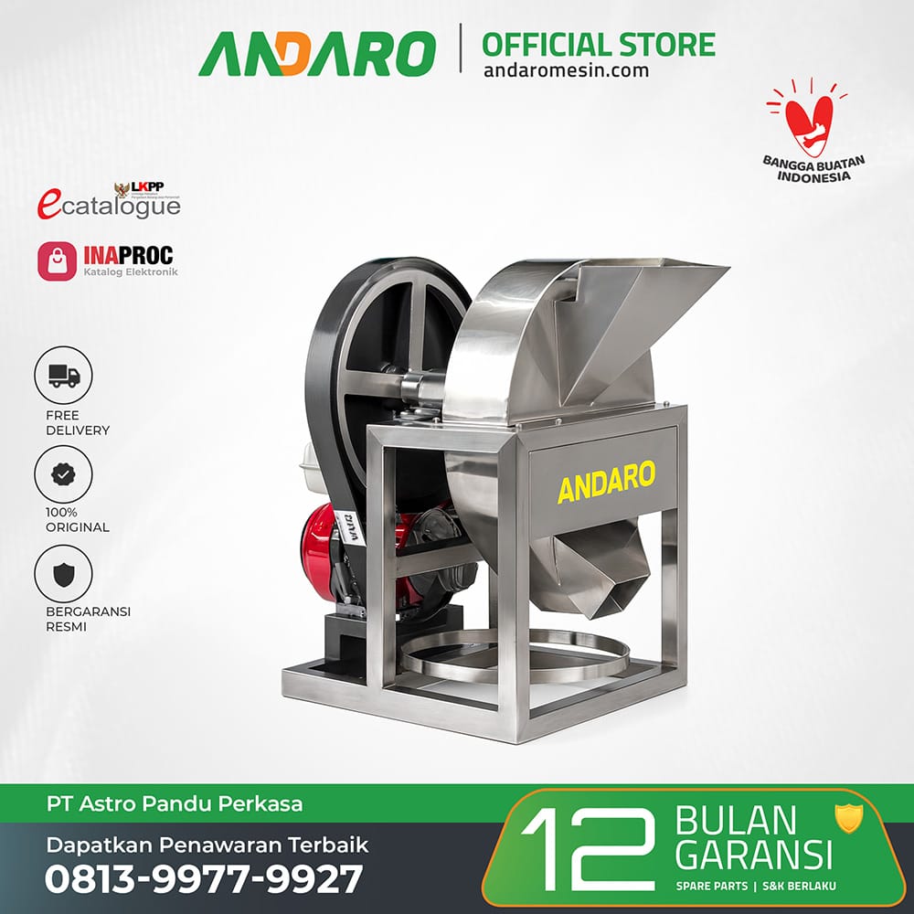 Mesin Perajang Gula Semut ANDARO ADR-MPG50 | Harga Terbaru 2025 ...