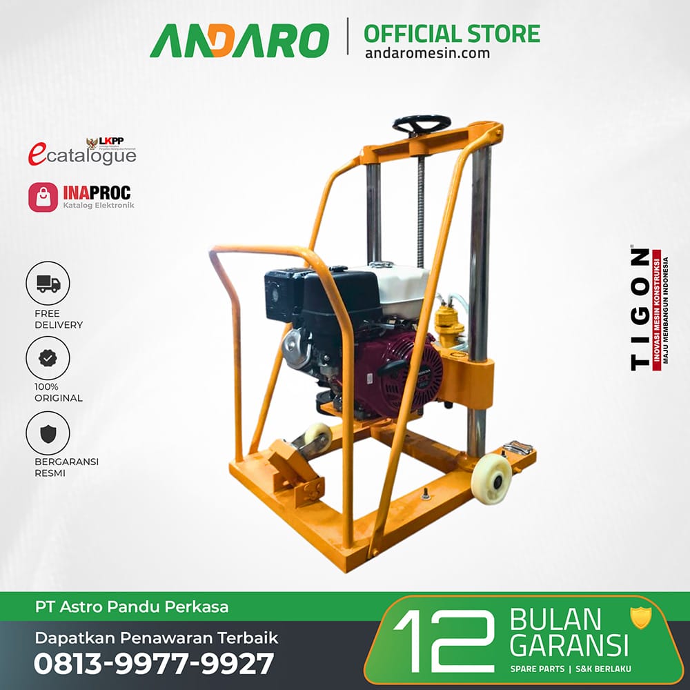 Core Drill Machine TG-DM200B | Mesin Bor Aspal dan Beton | Harga ...
