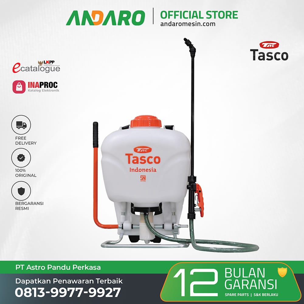 Hand Sprayer Knapsack TASCO 425 | Manual 15 Liter | Harga Terbaru 2026 ...