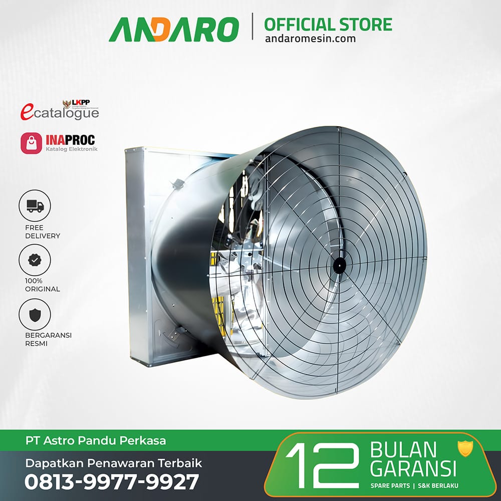 Kipas Exhaust Kandang Ayam ADR-CBF40 | Cone Fan 40 Inch | Harga Terbaru ...