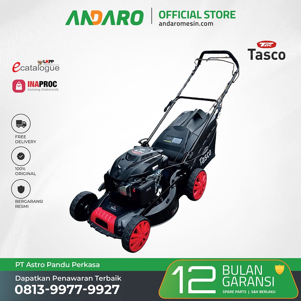 Lawn Mower Mesin Potong Rumput 6.5 HP TASCO TLM 20E | Harga Terbaru ...