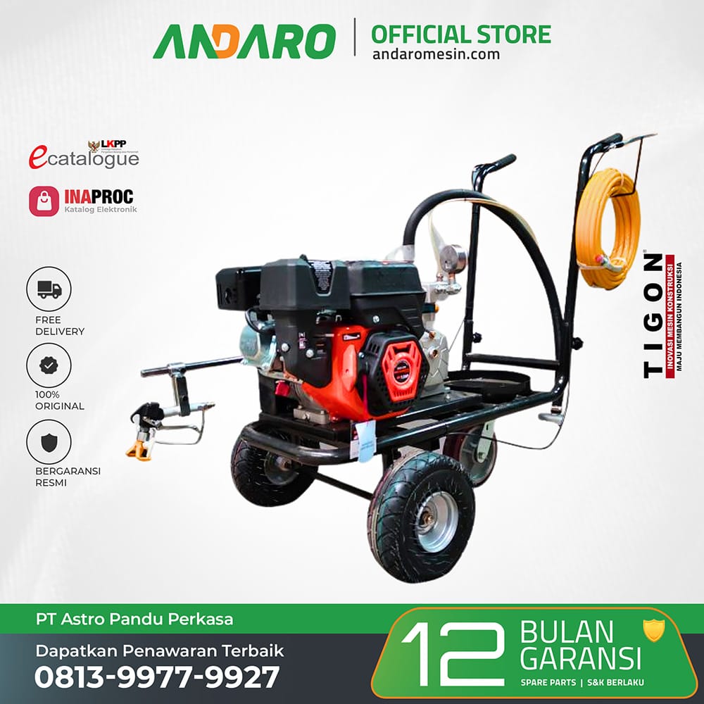 Mesin Cat Marka Jalan Thermoplastic TRM-2001G 1 Gun | Harga Terbaru ...