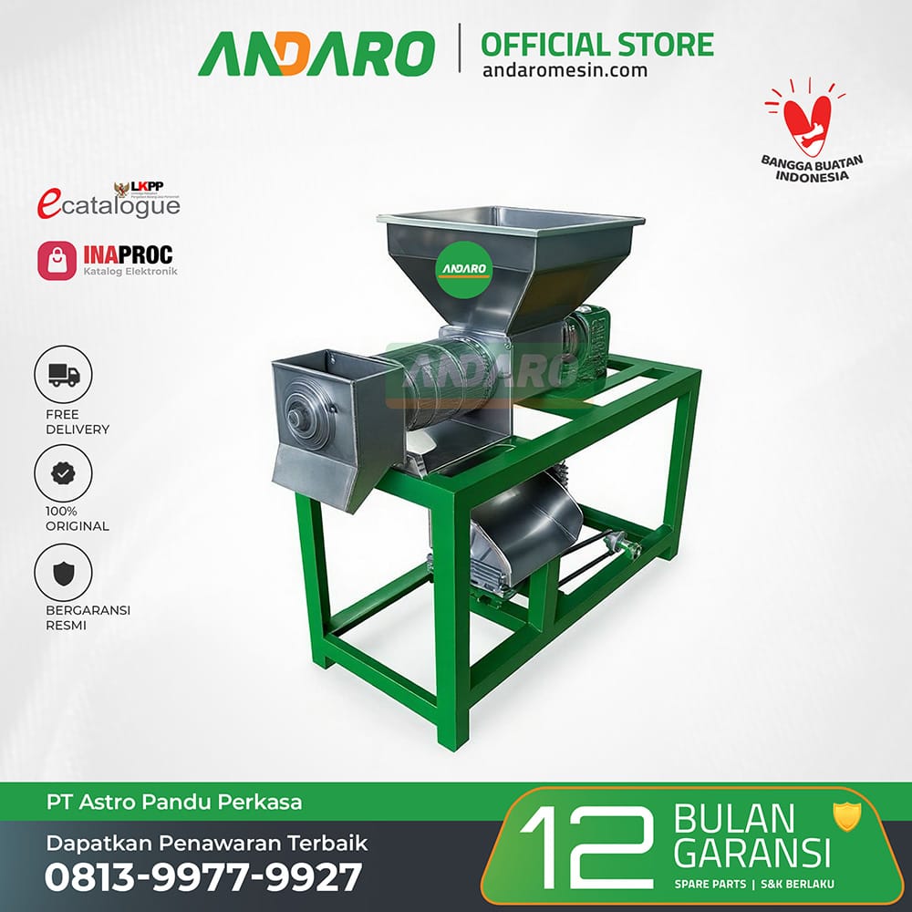 Mesin Pemeras Pati Sagu AMPS-100 | 100 Kg/Jam | Harga Terbaru 2026 ...