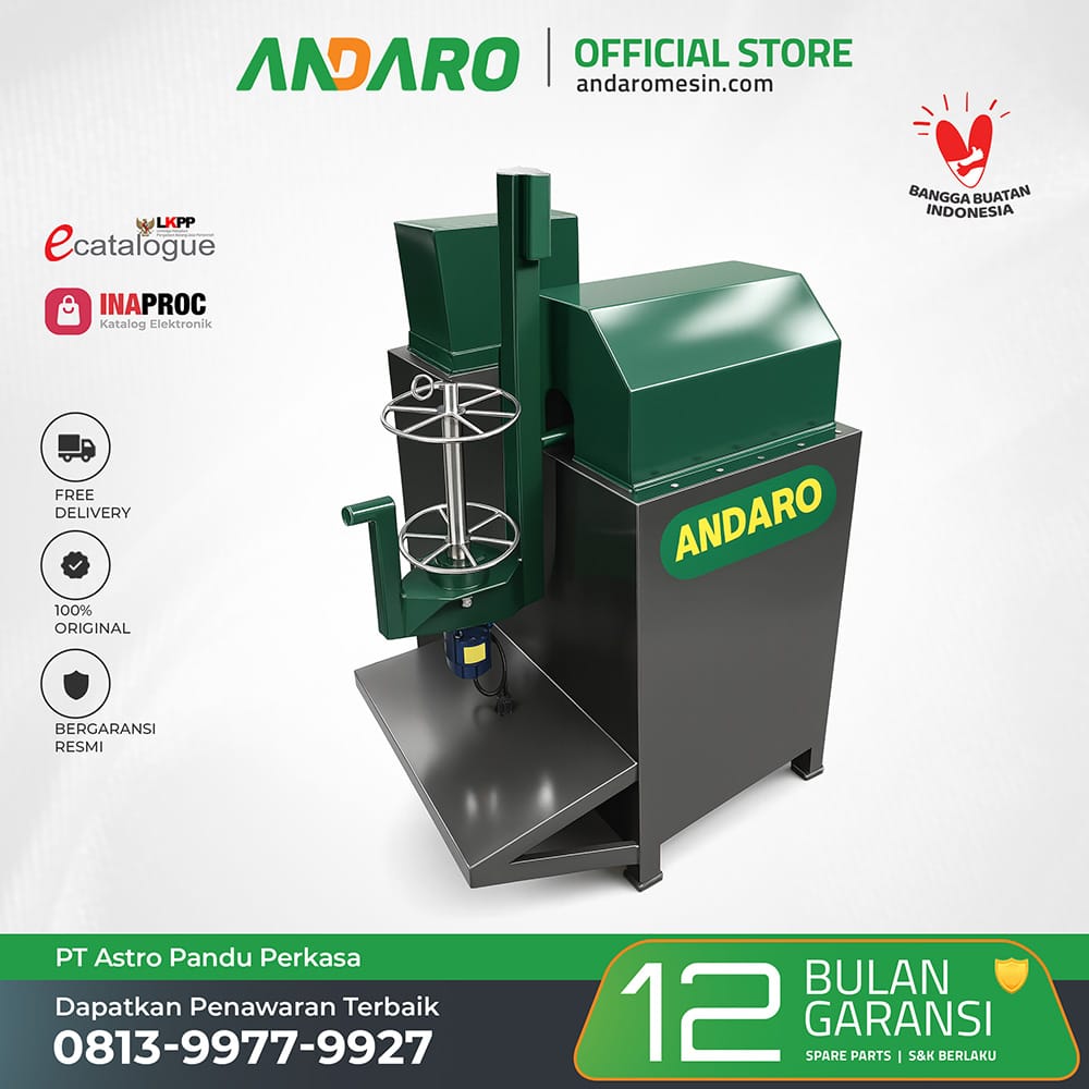 Mesin Pemintal Tali Sabut Kelapa ANDARO MPT-15 | Harga Terbaru 2026 ...