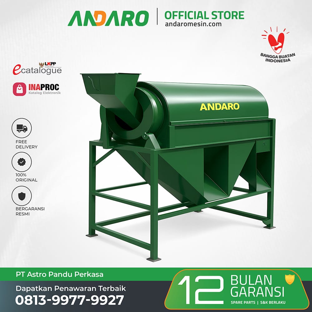 Mesin Pengayak Kompos Tertutup ANDARO MSC-X500 | Harga Terbaru 2026 ...