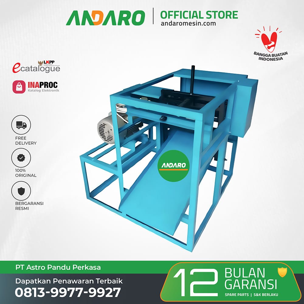 Mesin Pengupas Sabut Kelapa ADR-MKS400 - Andaro Mesin