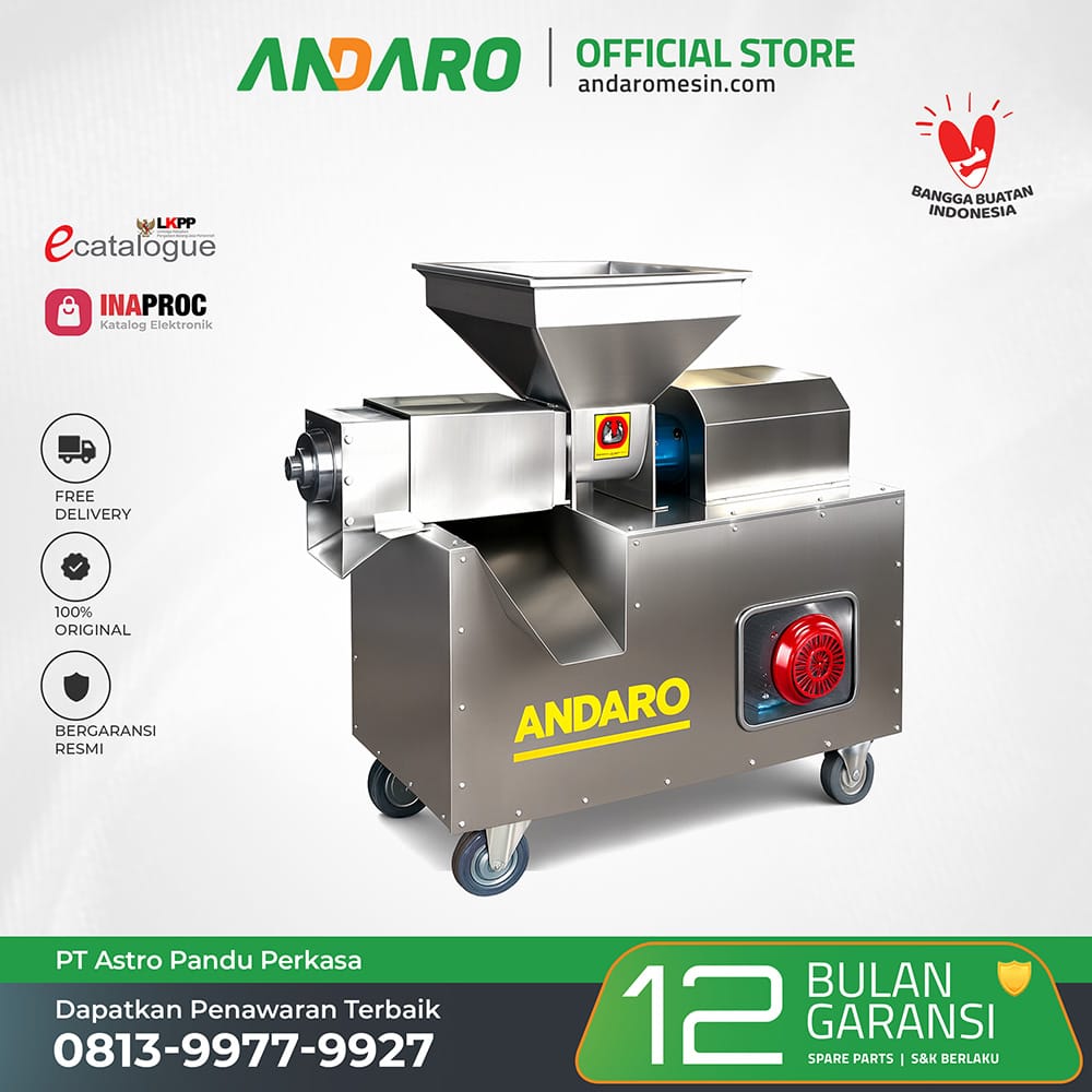 Mesin Peras Santan ANDARO ADR-MPS050K | 50 Kg/Jam | Harga Terbaru 2026 ...