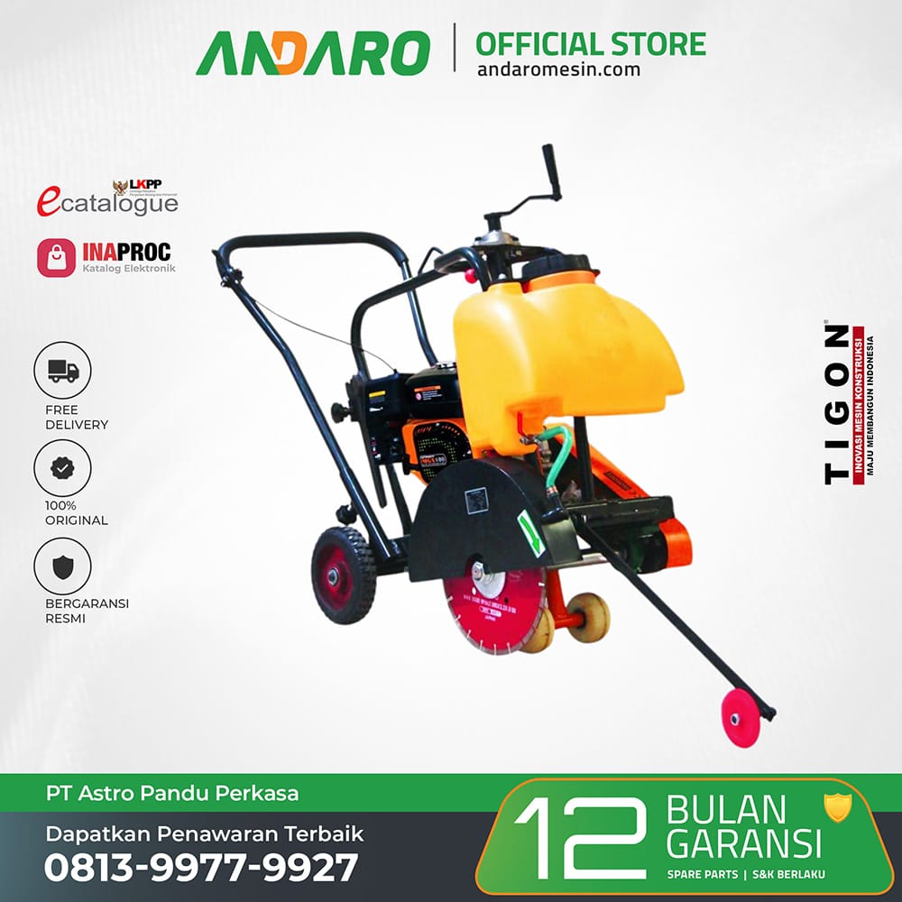 Mesin Potong Aspal Beton TG-CC300 | Concrete Cutter 14 Inch | Harga ...