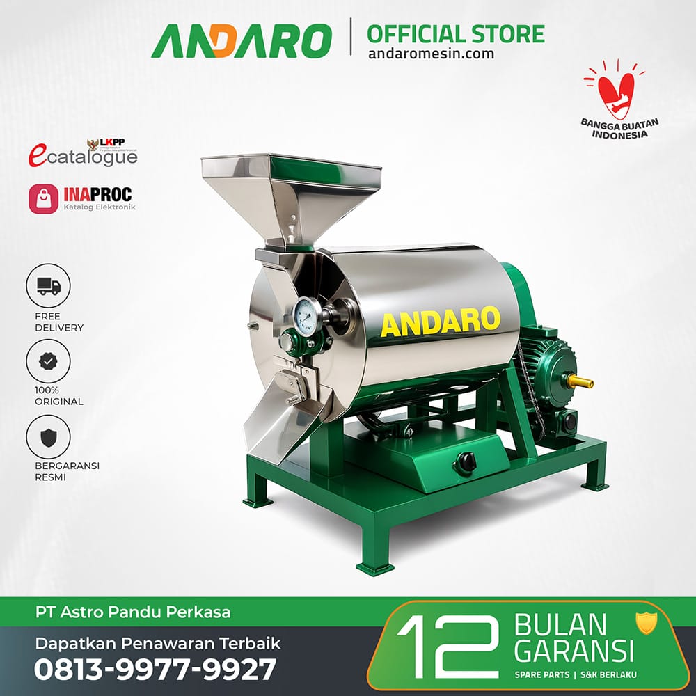 Mesin Sangrai Biji Kopi MSK-05E | Coffee Roaster | Harga Terbaru 2026 ...