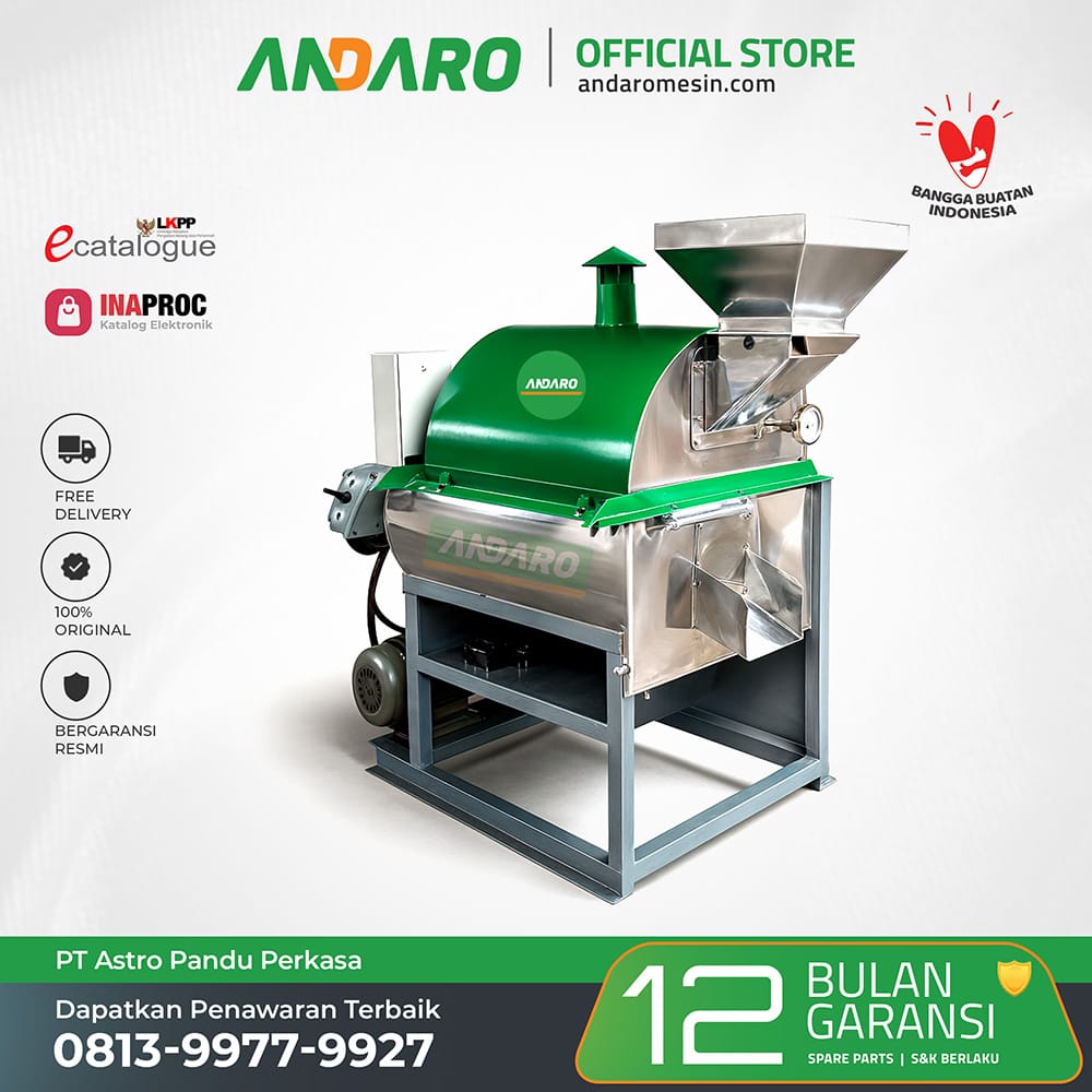 Mesin Sangrai Roaster Buah Pinang AMRB-10 | 10 Kg/Proses | Harga ...