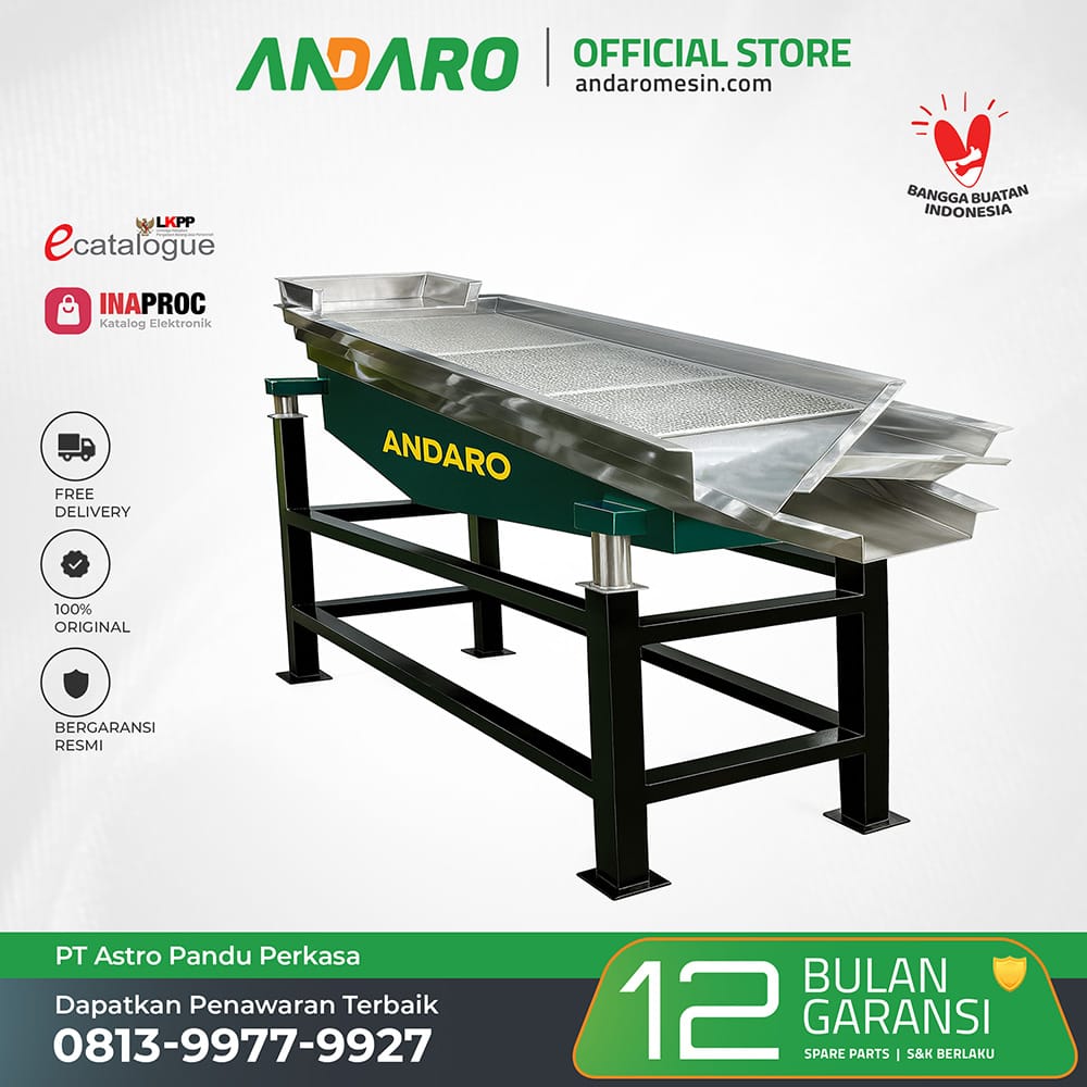 Mesin Sortasi Biji Lada ANDARO ASL-200 | 200 Kg/Jam | Harga Terbaru ...