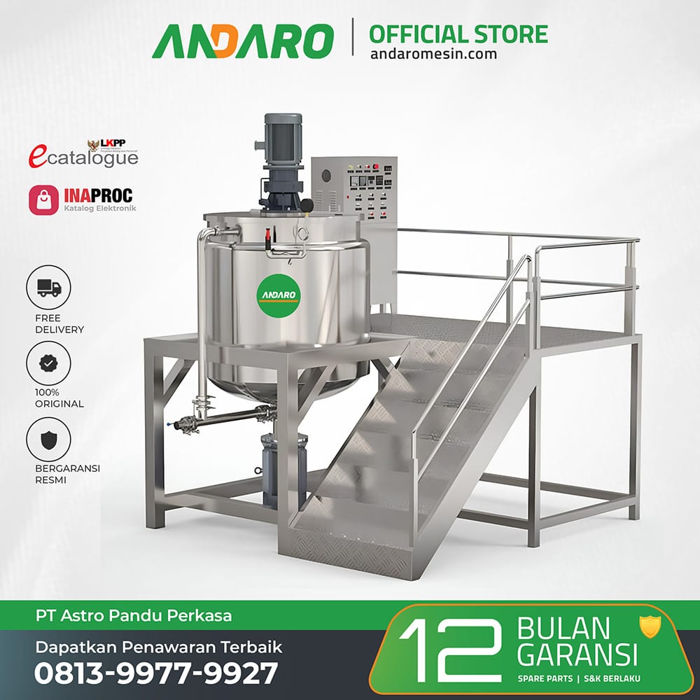 Mixing Tank With Agitator 200-5.000 Liter | Harga Terbaru 2026 - Andaro ...