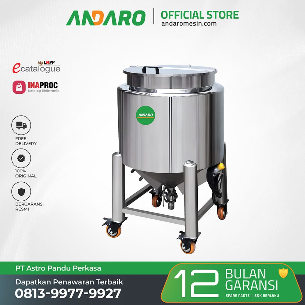 Mobile Storage Tank 100-2.000 Liter | Harga Terbaru 2026 - Andaro Mesin