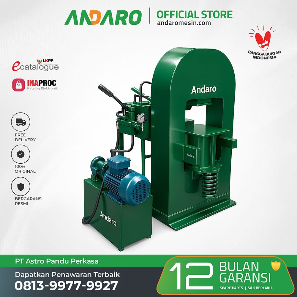 Mesin Cetak Genteng Hidrolik Bentuk Gelombang MCG-195G | Harga Terbaru ...
