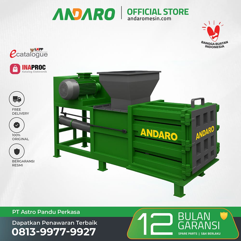 Mesin Horizontal Waste Compactor AHWC-2700 | Harga Terbaru 2025 ...