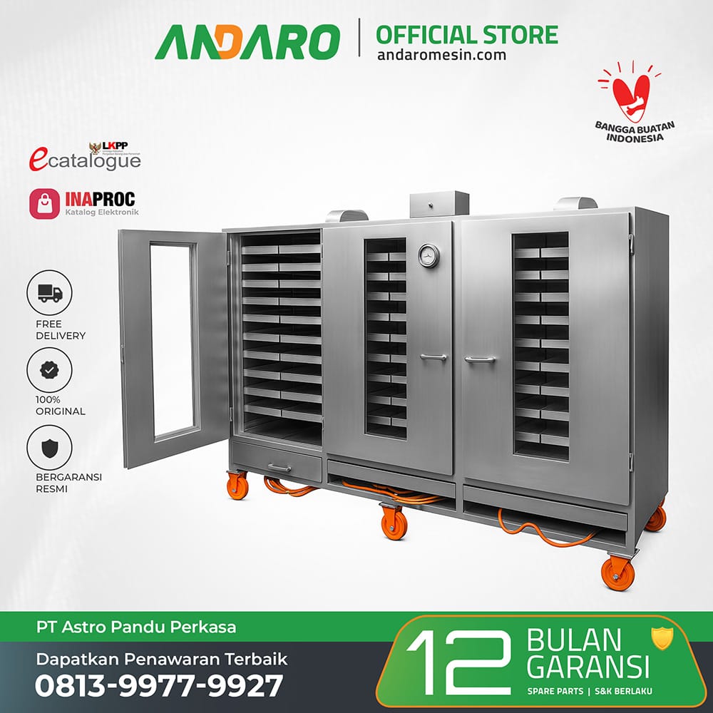 Mesin Oven Pengering Serbaguna OVG-60 | Kapasitas 60 Rak | Harga ...