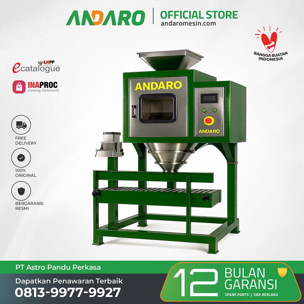 Mesin Packing Beras 25-50 Kg | Pengemas Bagger Sak dan Karungan | Harga ...