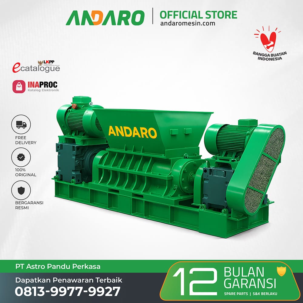 Mesin Penggilas Tandan Sawit APTS-10T | Harga Terbaru 2026 - Andaro Mesin