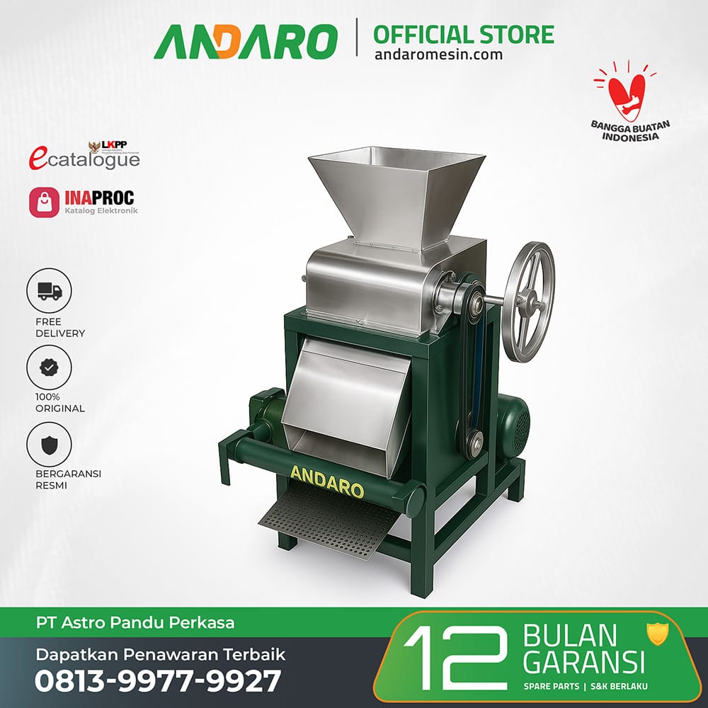 Mesin Penggiling Grinder Teh PGT-1200 | Harga Terbaru 2025 - Andaro Mesin