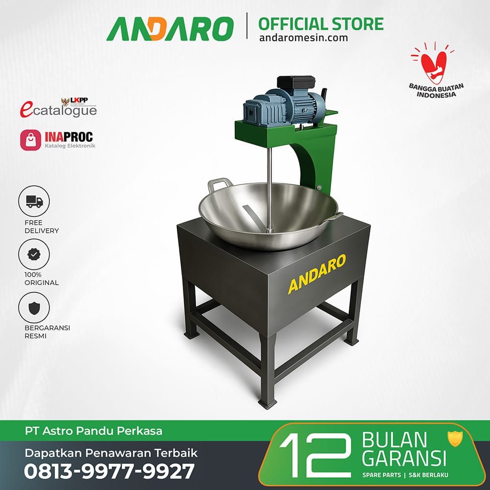 Mesin Penggoreng Mete MGM-30L | Harga Terbaru 2026 - Andaro Mesin