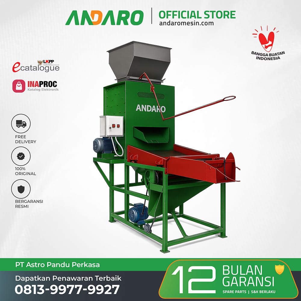 Mesin Sortasi Pemilah Cengkeh Unggul SPCU-1500K | Harga Terbaru 2026 ...