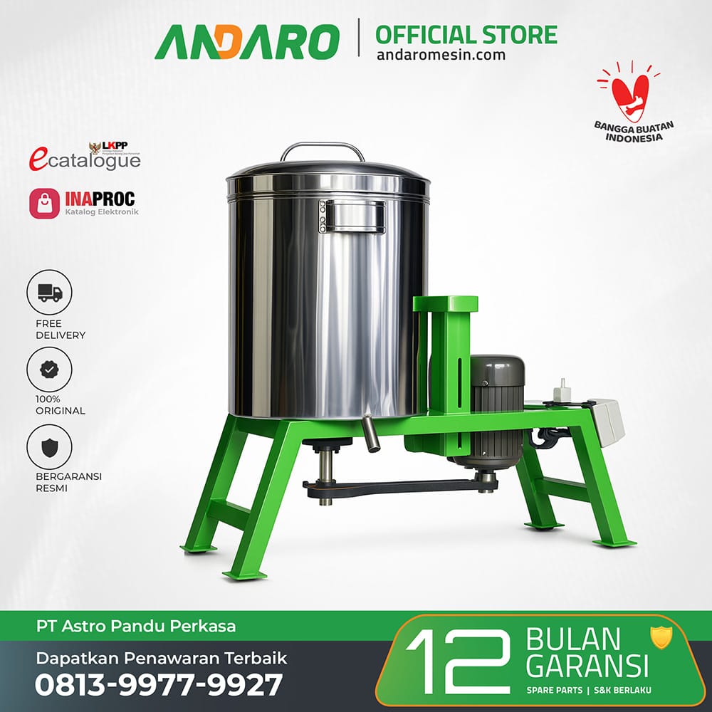 Mesin Spinner Peniris Minyak 20 Liter SPPM-20L | Oil Spinner 10 Kg ...